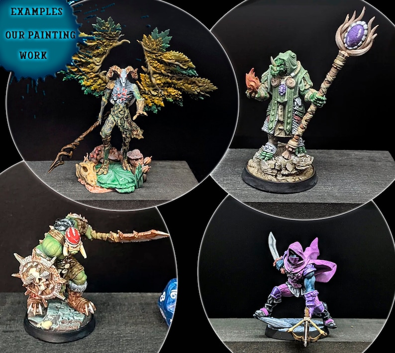 Hand Painted Rabbit Wizard Rabbitfolk Harengon Druid Warlock Shaman ...