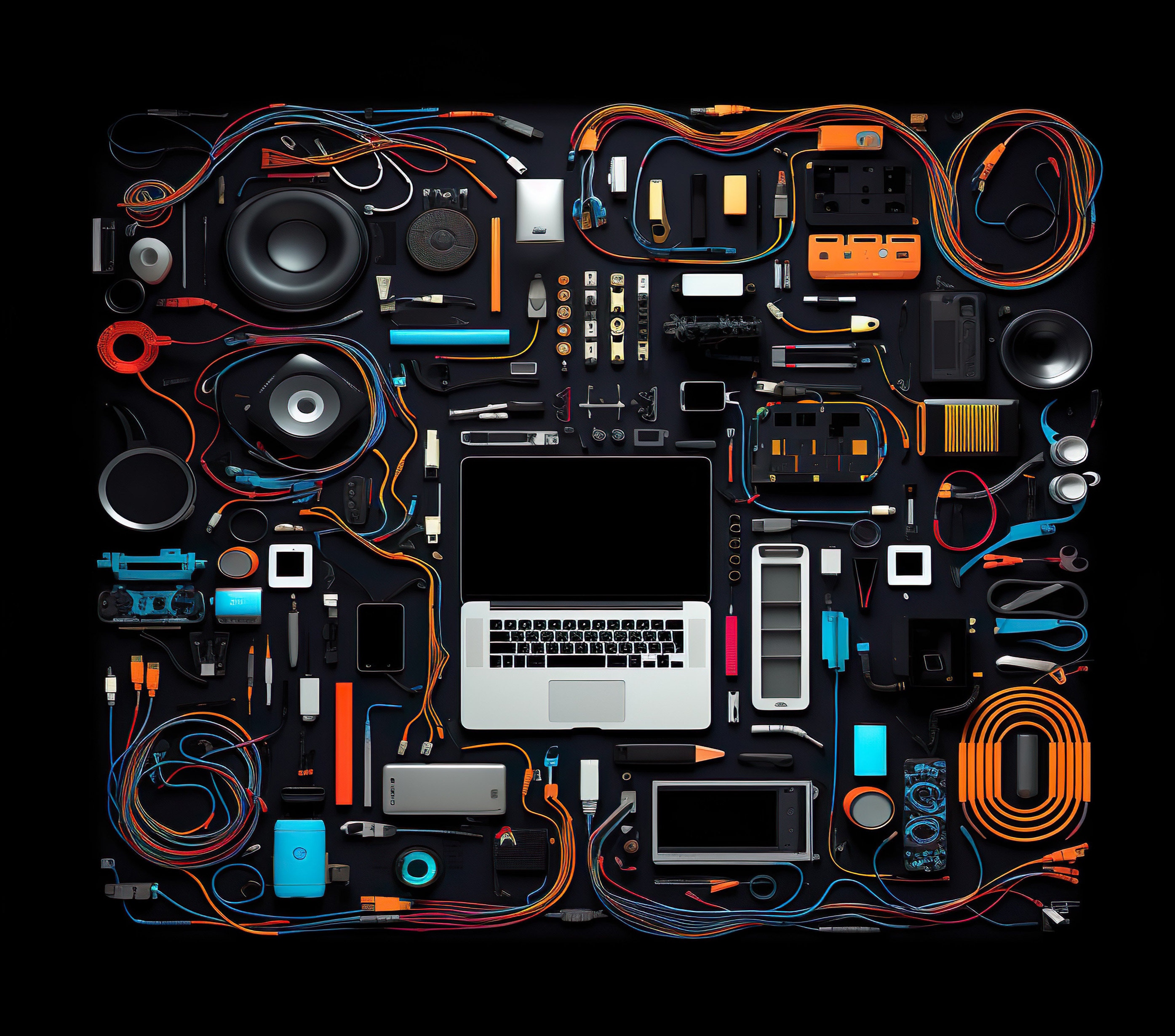 Electronic Gadgets Tools Pattern Design, Tumbler 20 Oz Seamless, Tech ...