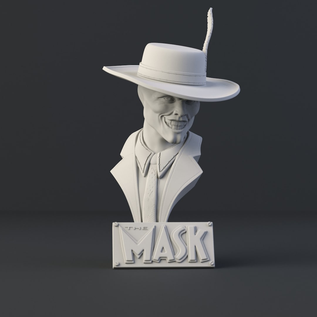 The Mask Movie Miniature: 3D Printed Resin Model, to Paint - Etsy