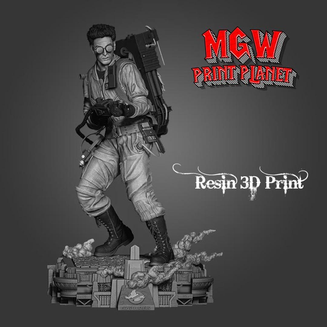 Egon Spengler Ghostbusters MOVIE 1984 3D Printed Miniature, High ...
