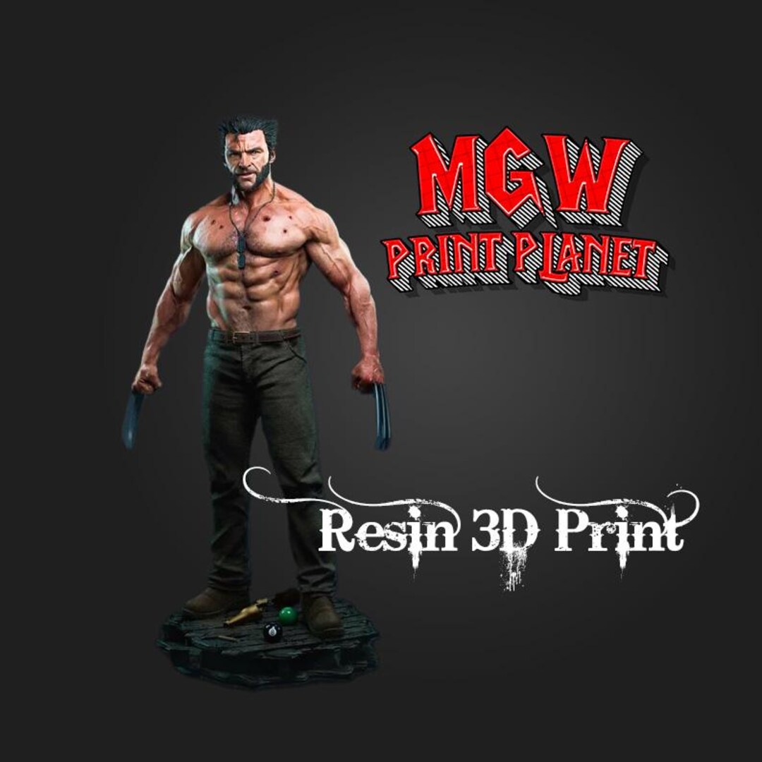 Wolverine - 3D Printed Resin Miniature - to Paint - Etsy