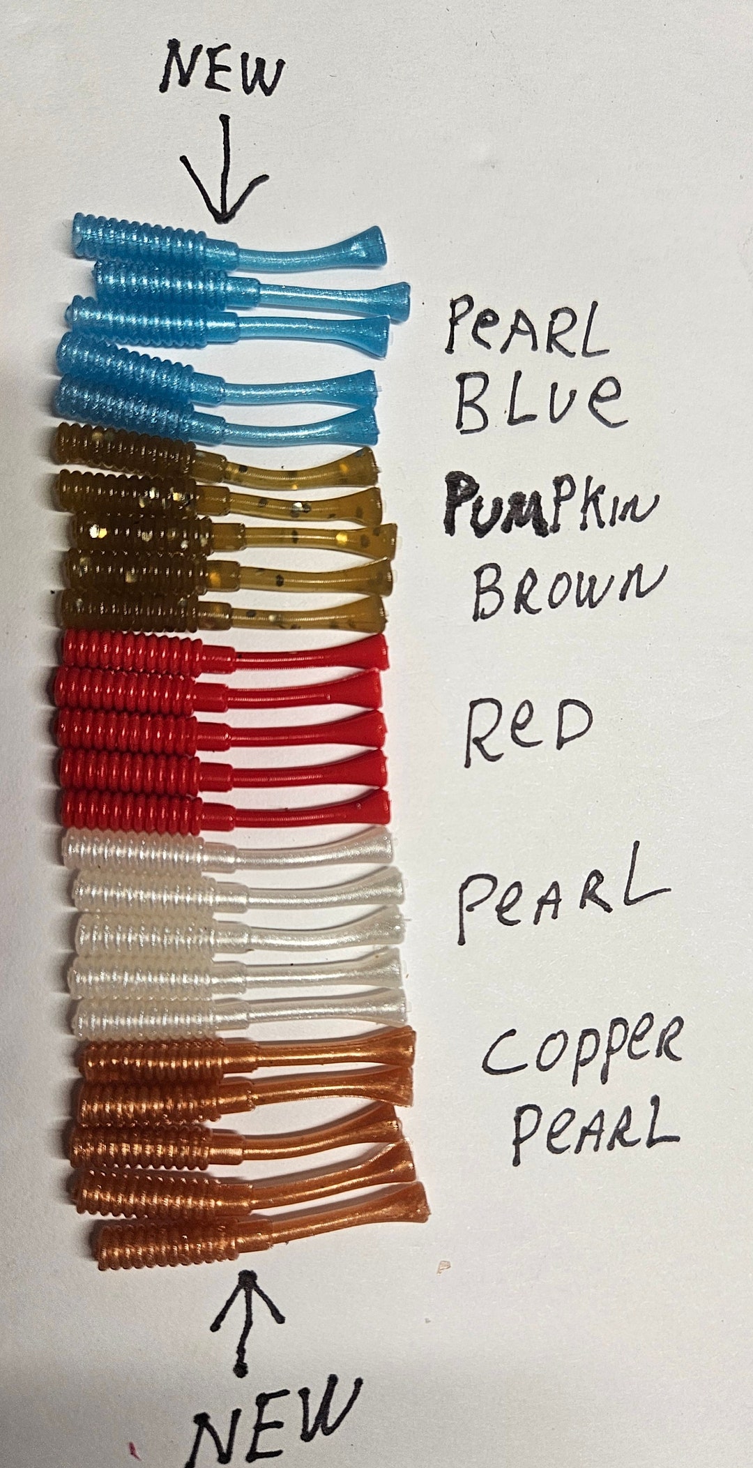 25 Mini Mites Tails New Colors for 2024 for 8.95 You Choose Colors See ...
