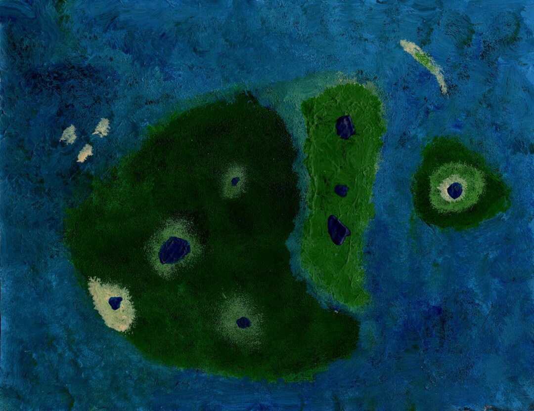Islands Painting - Etsy