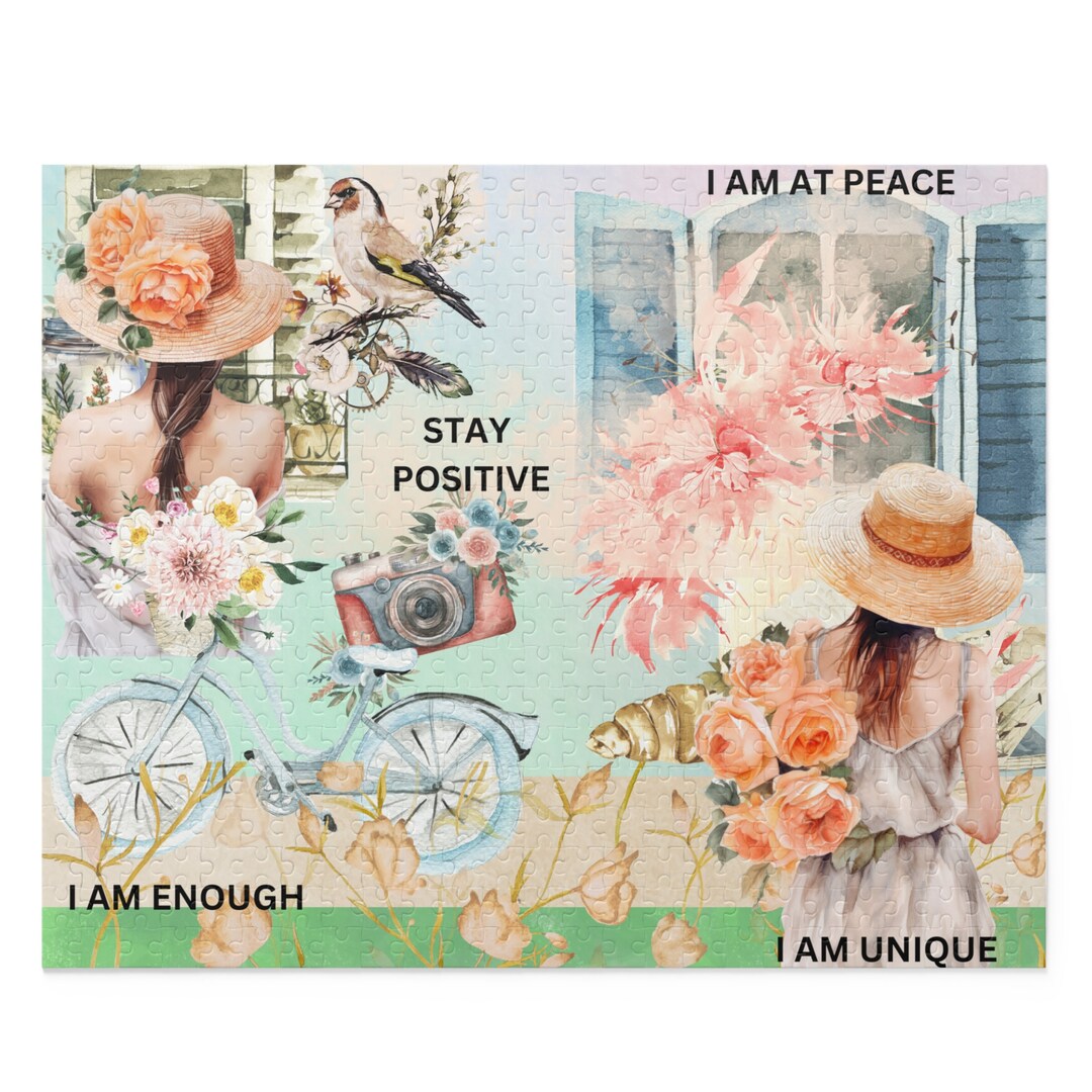 Calming Jigsaw Puzzle, Quiet Game for Stress/anxiety Relief, Mental ...