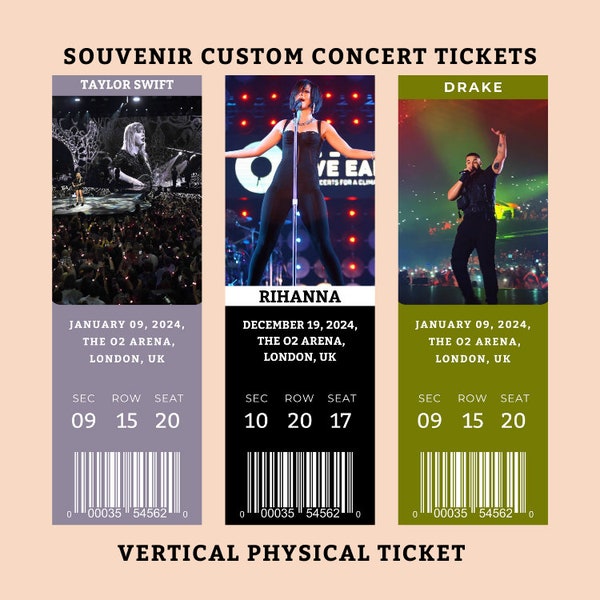 Commemorative Ticket - Etsy