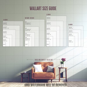Wallart Size Chart | Wall Art Size Guide | Different Poster Sizes ...