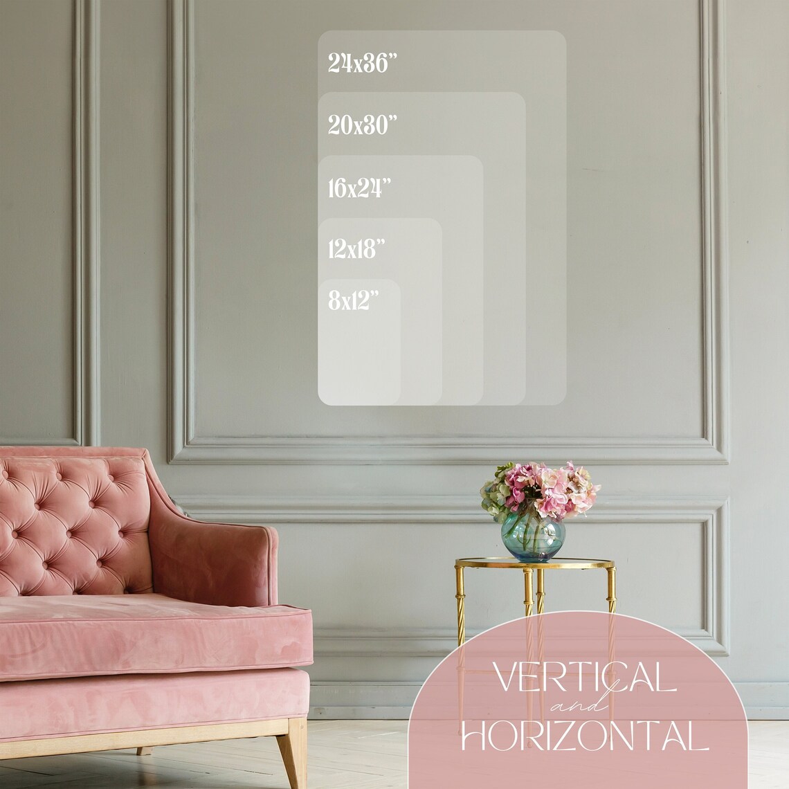 2:3 Ratio Wall Art Size Guide, Upscale Photography Frame Visualizer ...