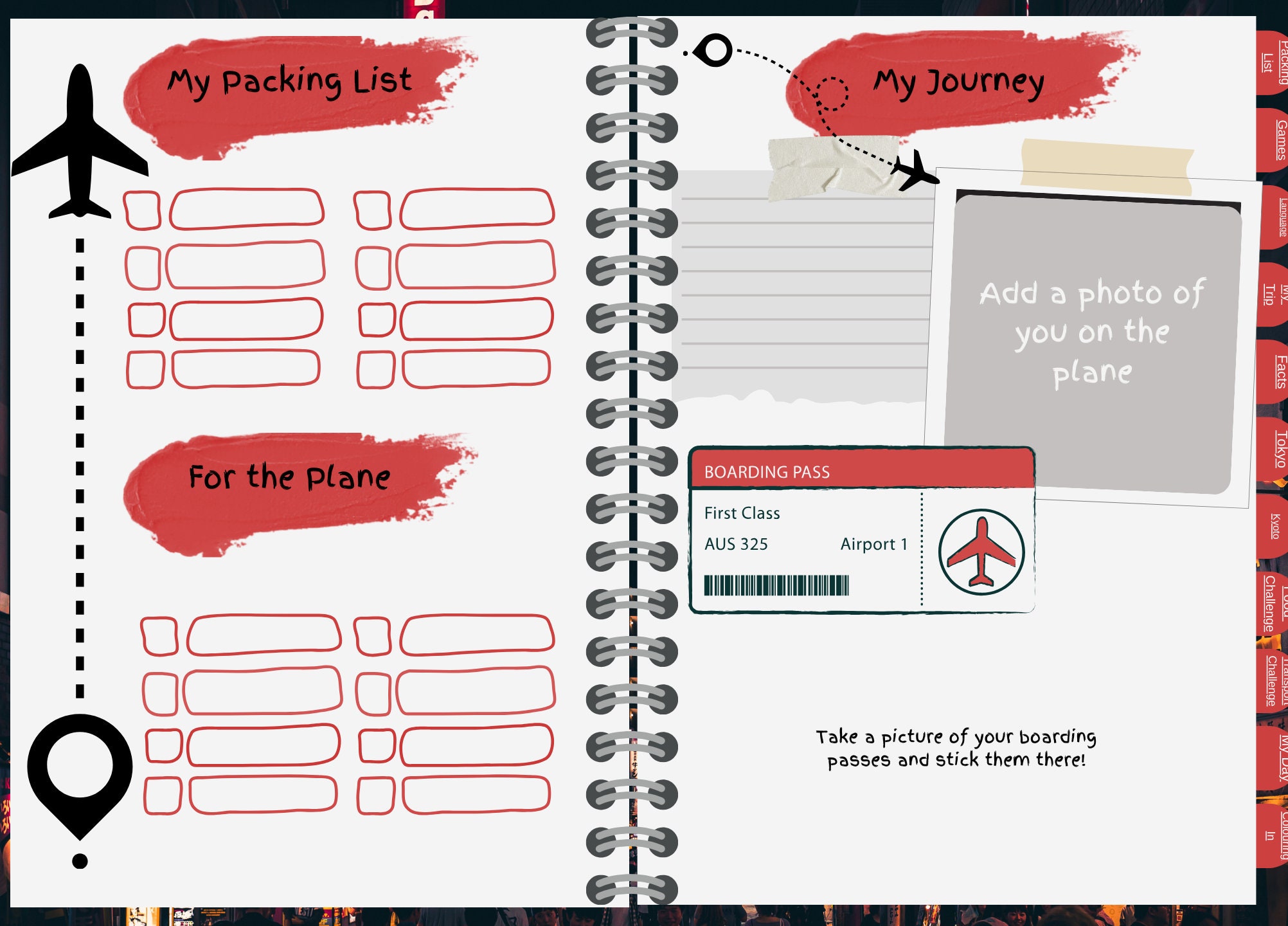 Kids Travel Journal - Digital Download - Etsy