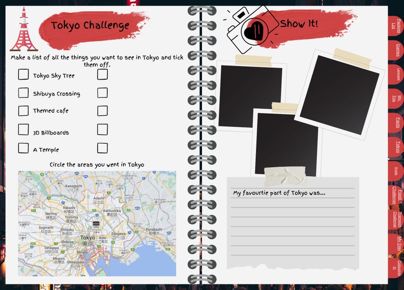 Kids Travel Journal - Digital Download - Etsy