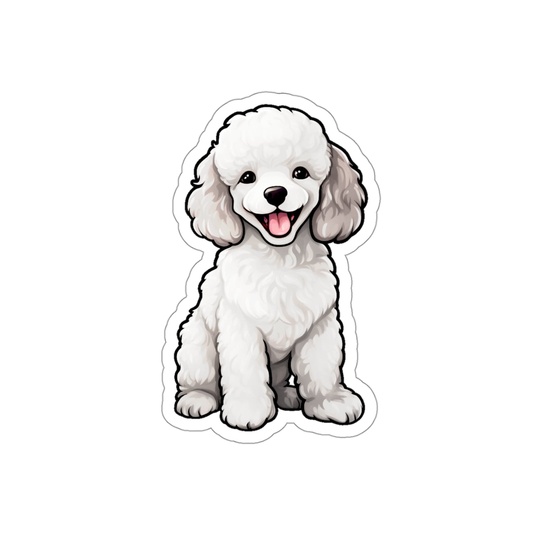 Cute Poodle Sticker V2 - Etsy