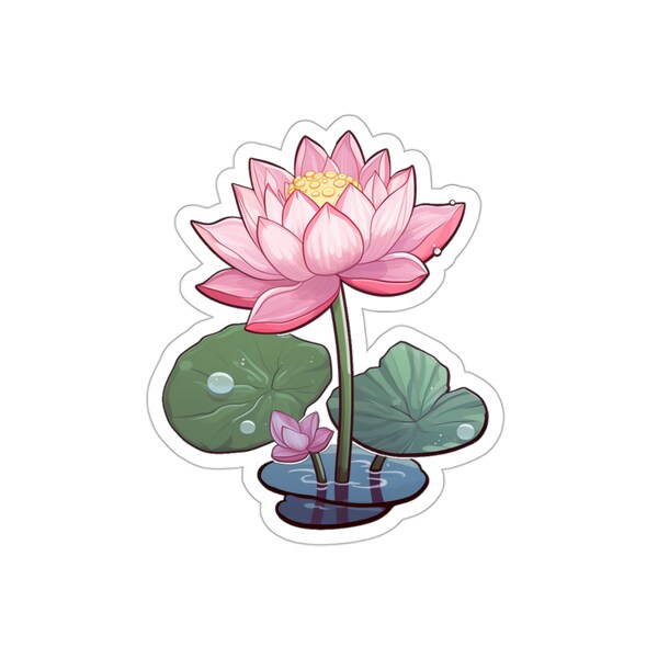 Lily Pad Sticker - Etsy