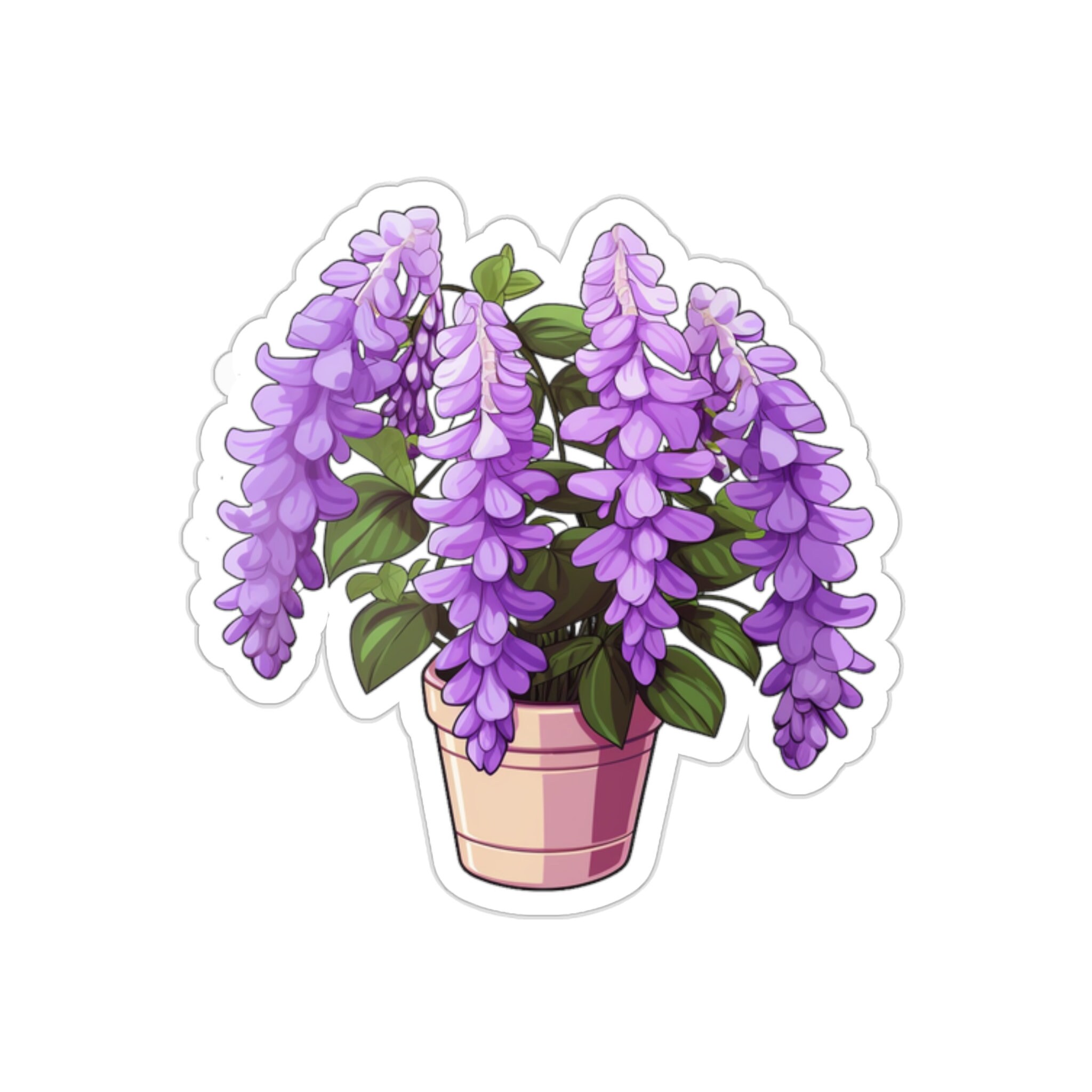 Chinese Wisteria Sticker - Etsy