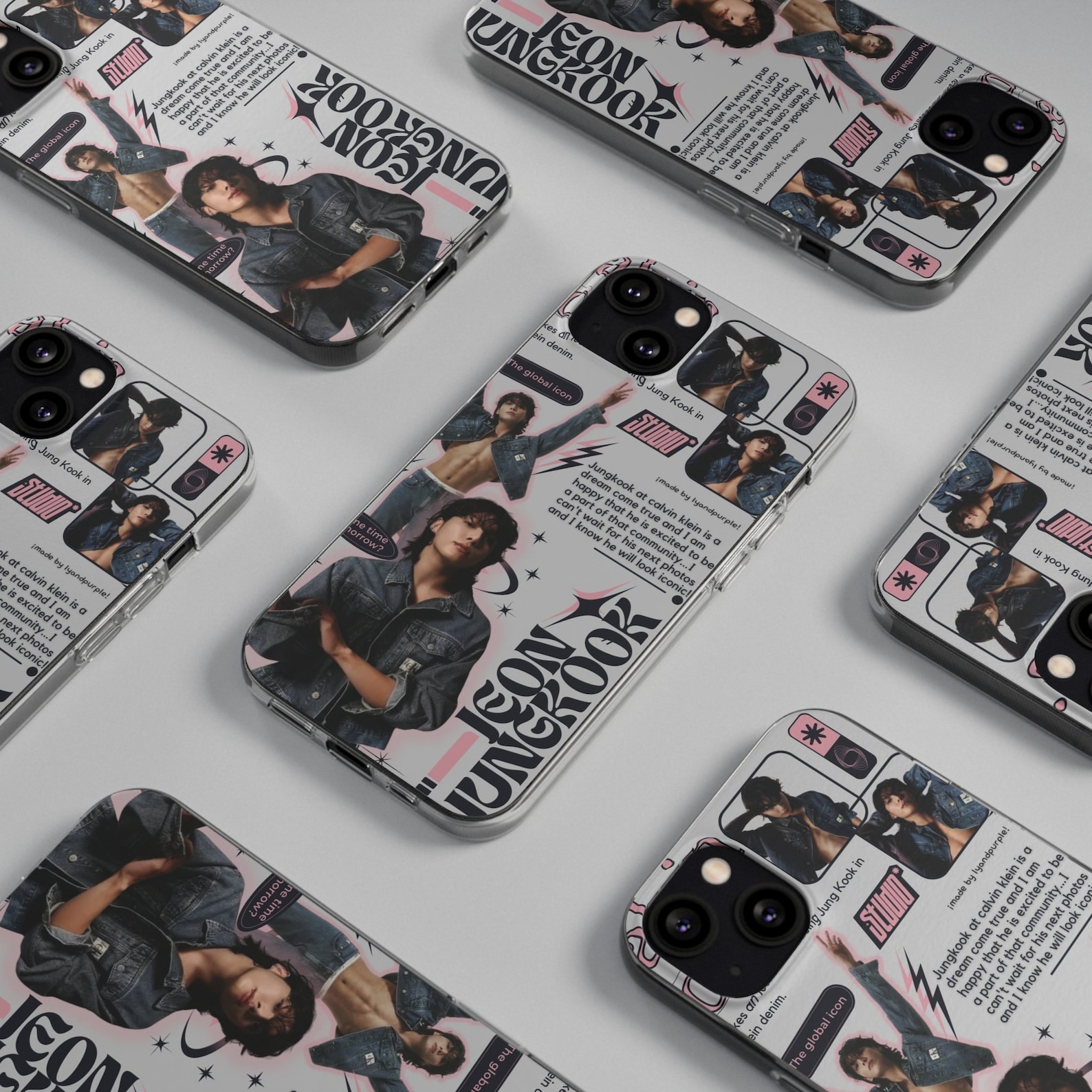 Bts Jungkook Phone Case-bts Phone Mockup-digital Download-jungkook ...