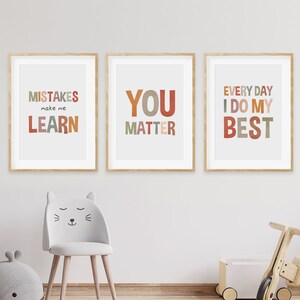 Set of 12 Classroom Printable Posters Nursery Quotes - Etsy