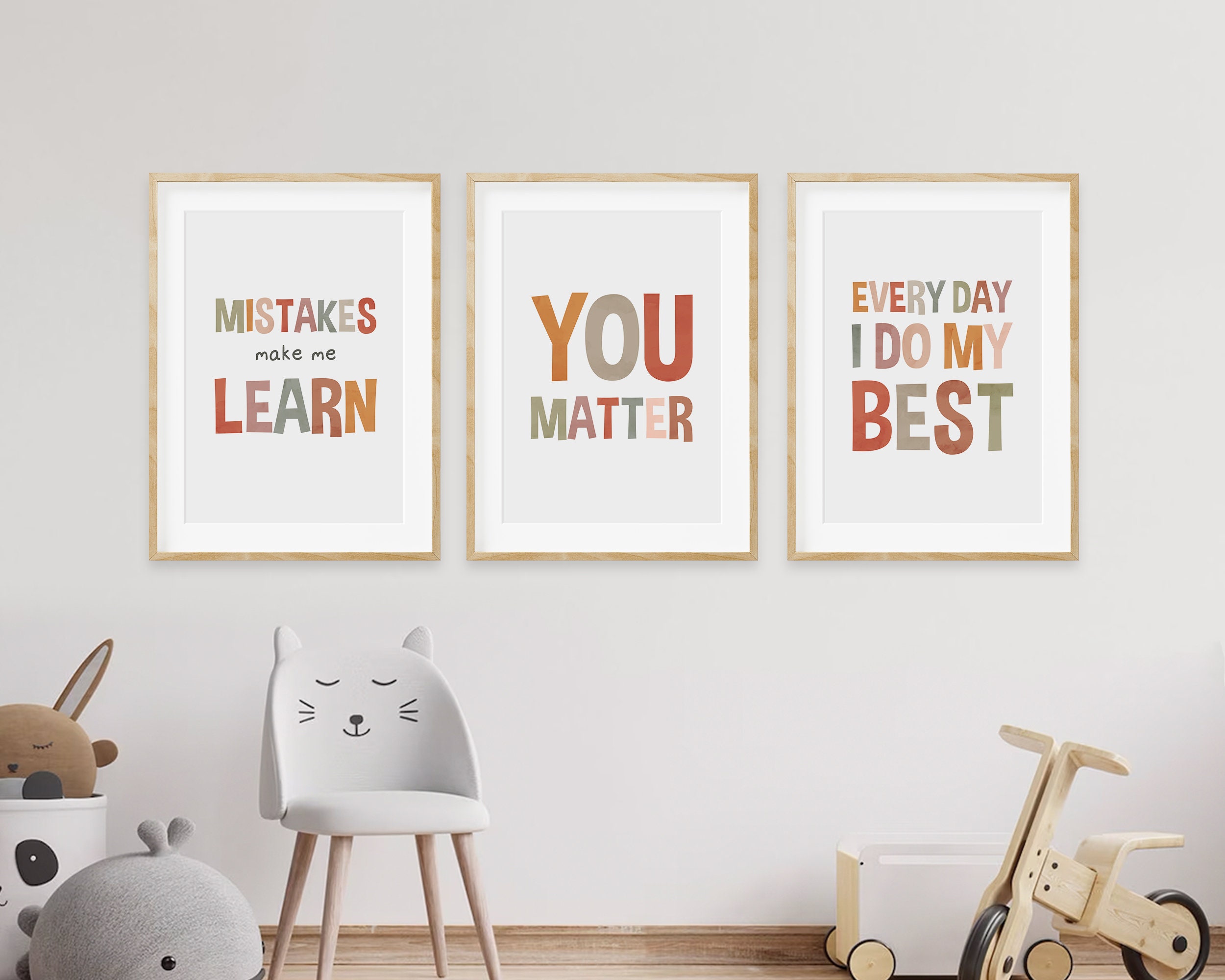 Set of 12 Classroom Printable Posters Nursery Quotes - Etsy