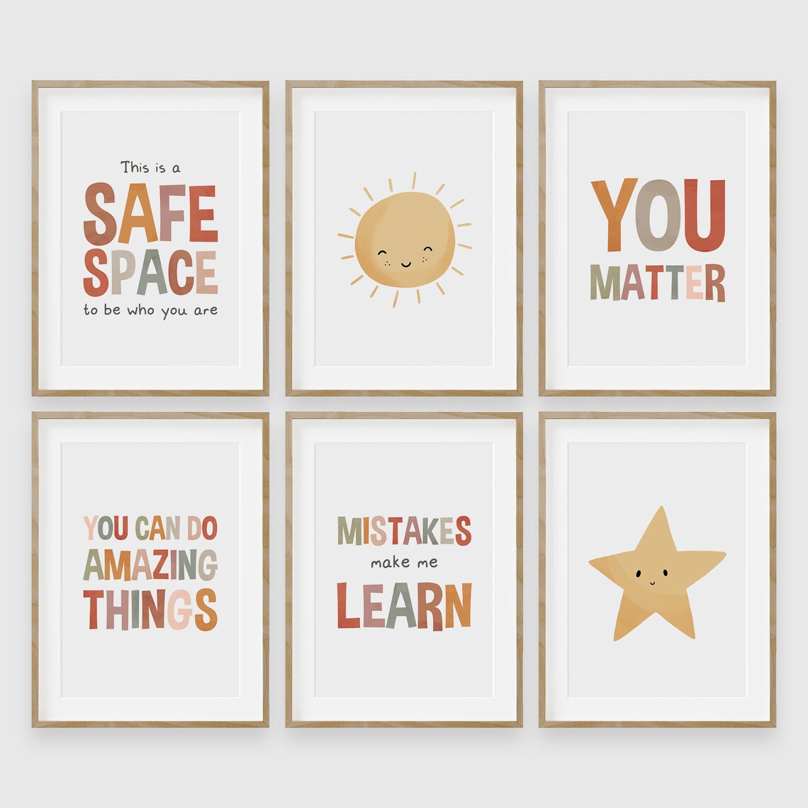 Set of 12 Classroom Printable Posters Nursery Quotes - Etsy