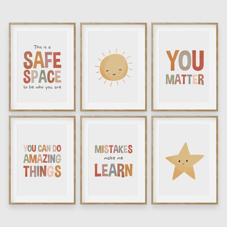 Set of 12 Classroom Printable Posters Nursery Quotes - Etsy