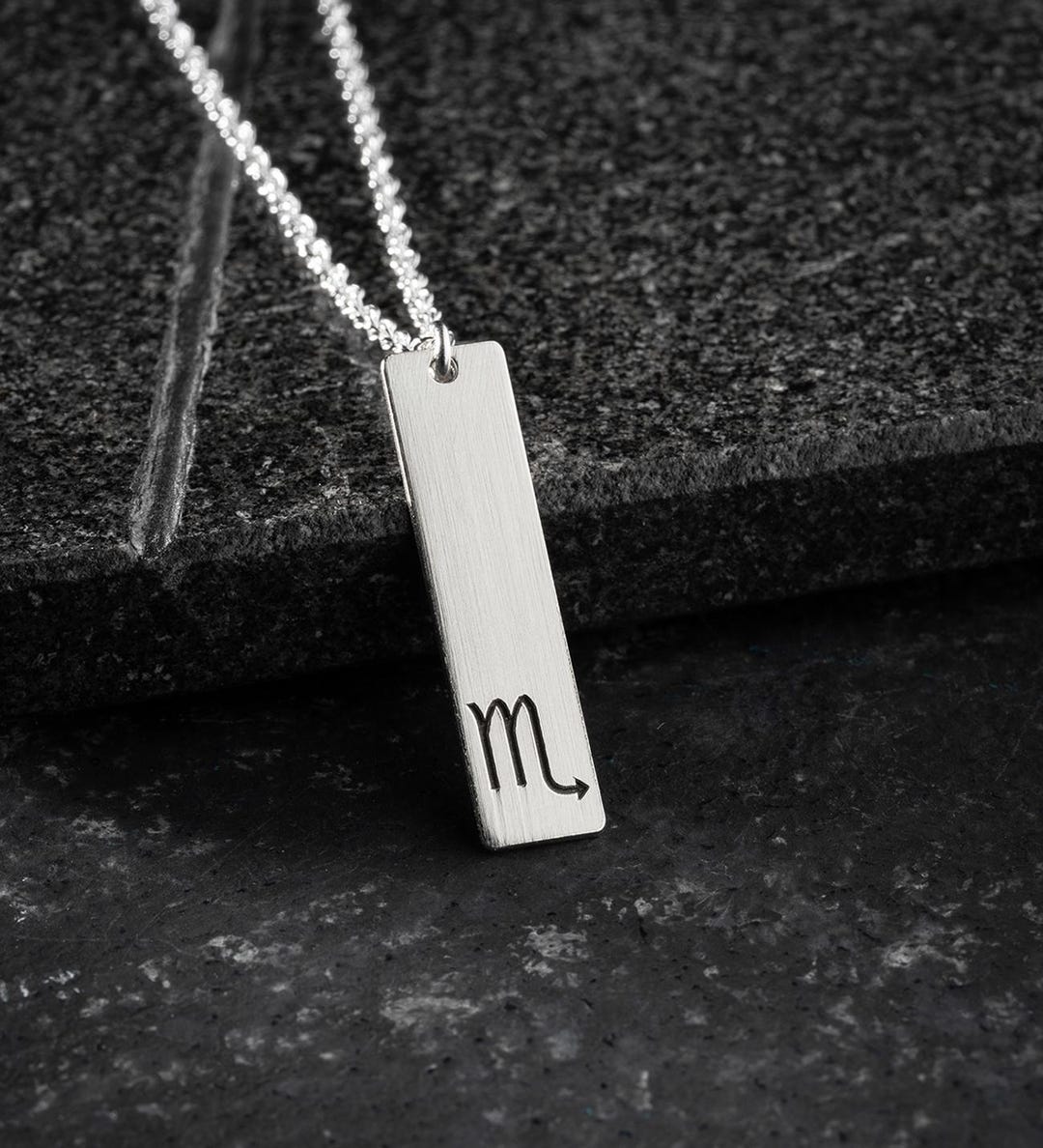 925 Sterling Silver Scorpio Horoscope Necklace, Scorpio Pendant ...