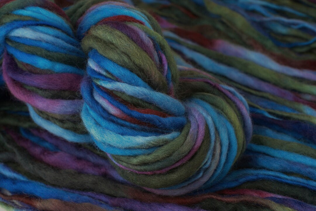 Colinette Yarns Point Five Dusk Hand Dyed Multicoloured Chunky Knitting ...