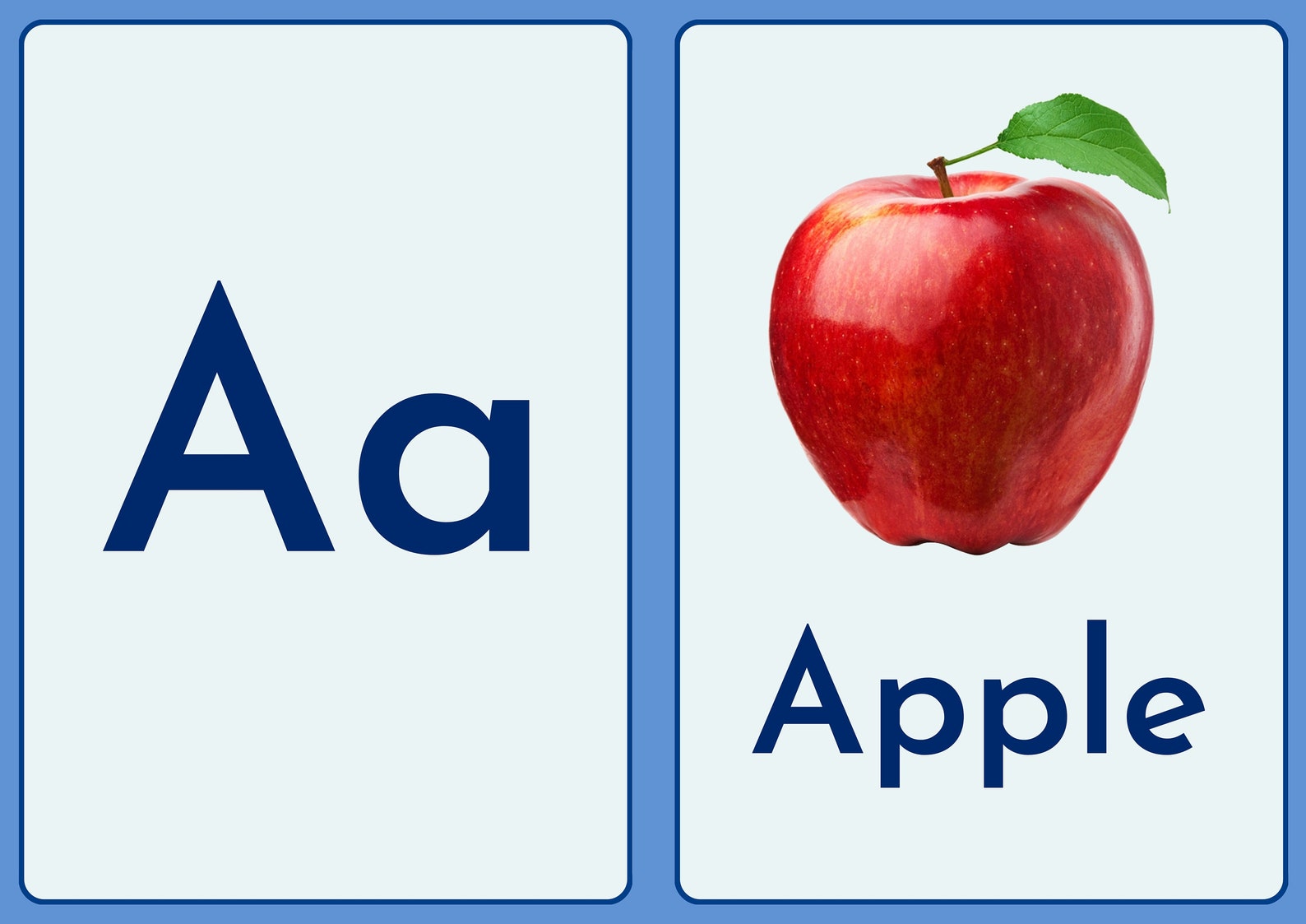 26 Alphabet Flashcards, ABC Flashcards, School Preschool Flashcards ...