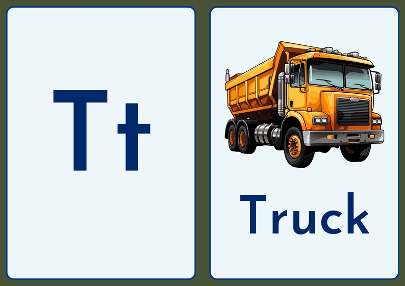 26 Alphabet Flashcards, ABC Flashcards, School Preschool Flashcards ...