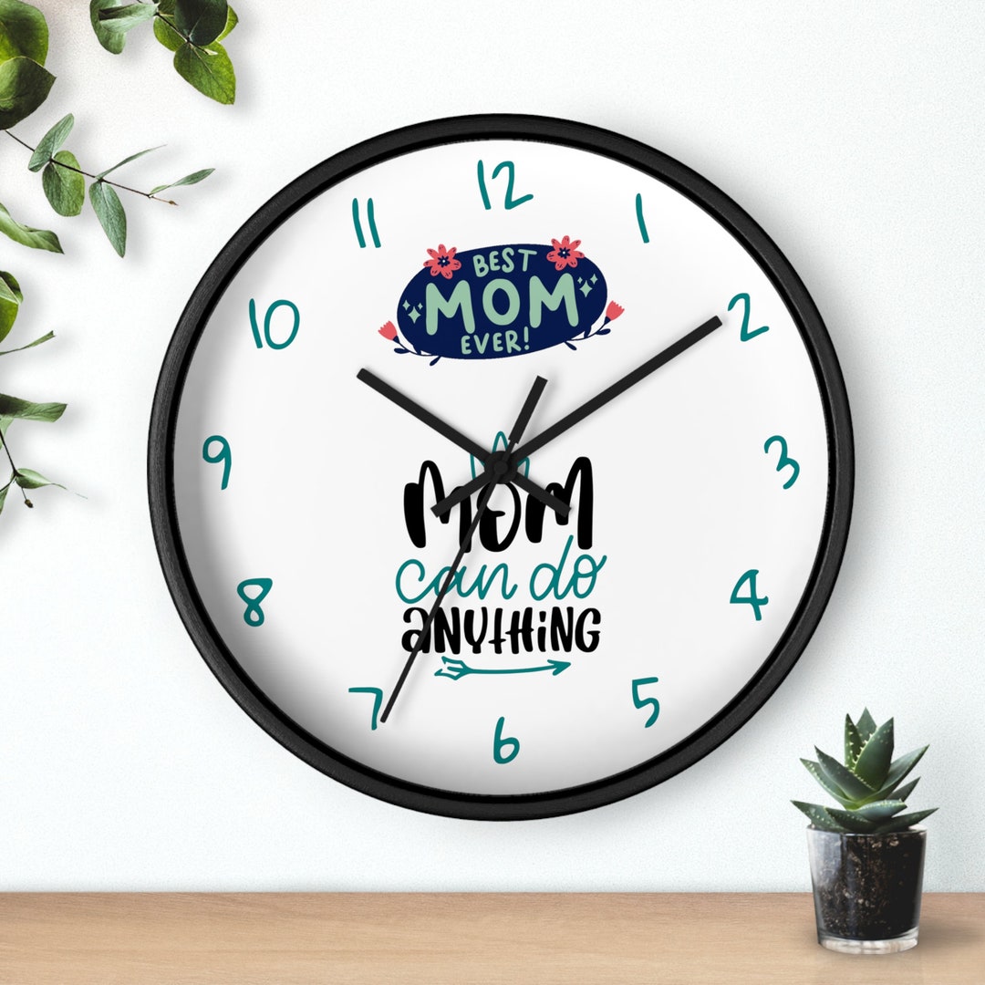Mother's Day Wall Clock Wall, Mother's Day Gift, Mom's Special ...