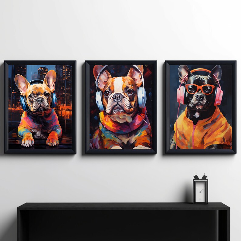 Dog Gamer Set of 10 Gaming Prints, Gamer Prints, Gamer Decor, Teen Room ...