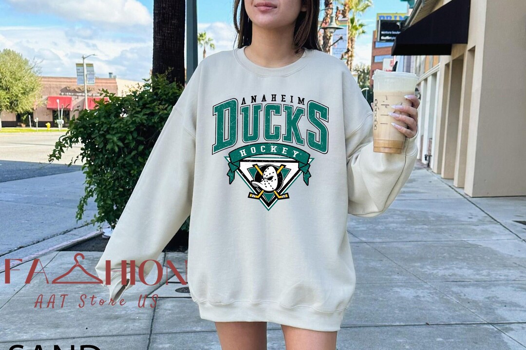 Anaheim Mighty Ducks Vintage Hockey Sweatshirt Trevor Zegras - Etsy
