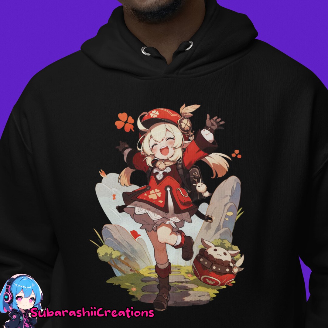 Klee Hoodie, Genshin Impact Pullover, Klee Genshin, Genshin Merch, Fan ...
