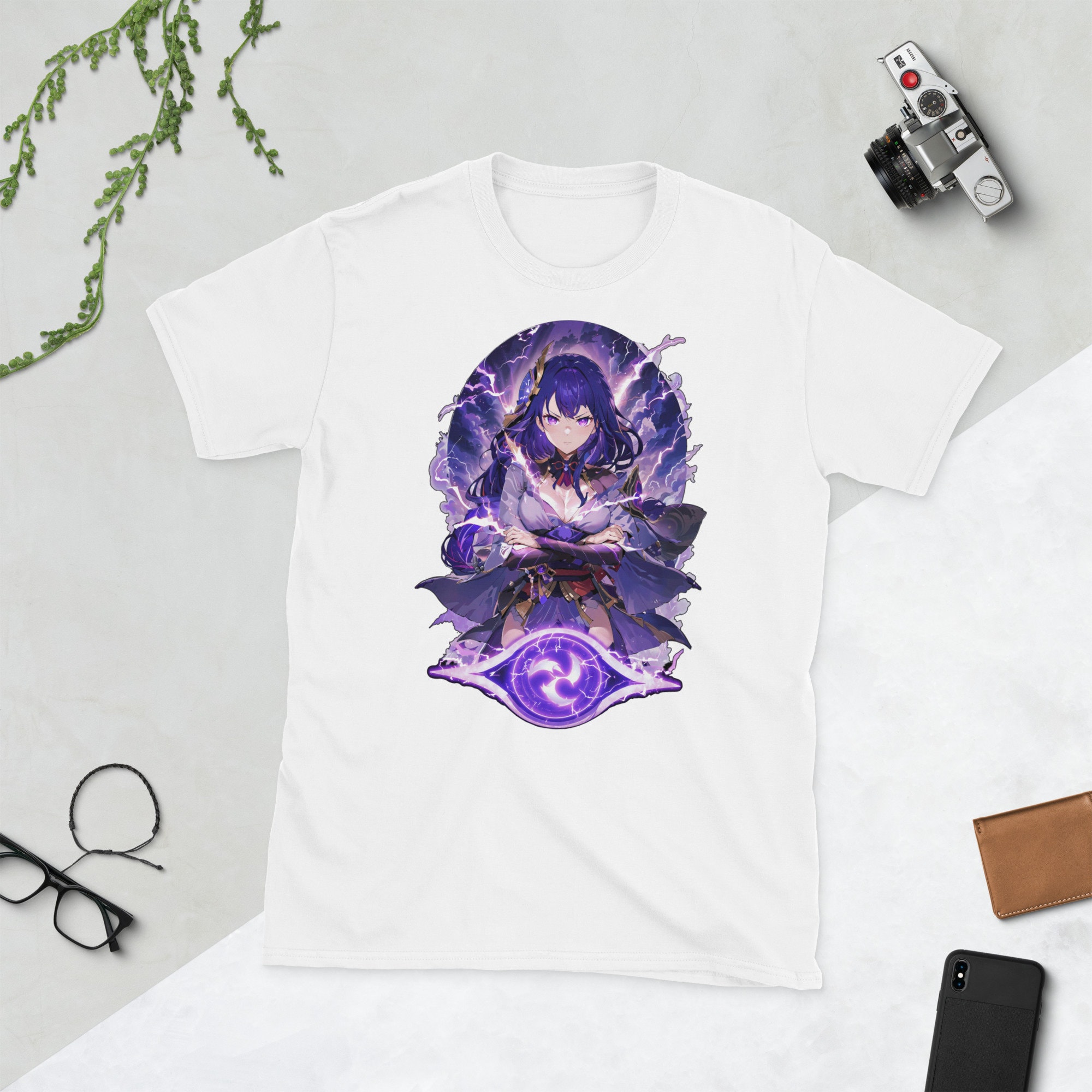 Raiden Shogun Genshin Impact T-shirt. Fan-made Merchandise - Etsy