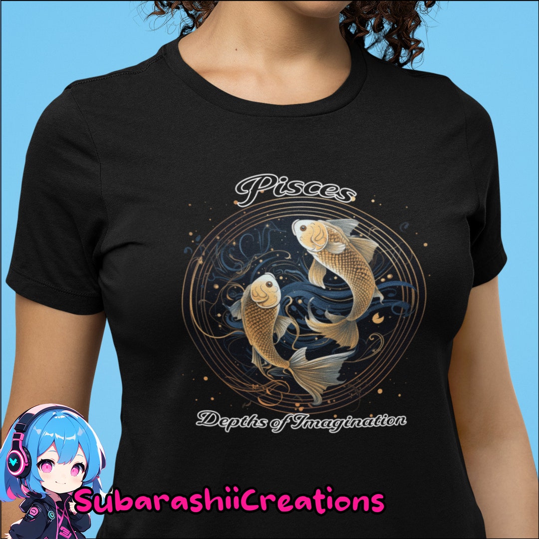 Pisces T-shirt, Zodiac Sign Tshirt, Constellation Shirt, Astrology ...