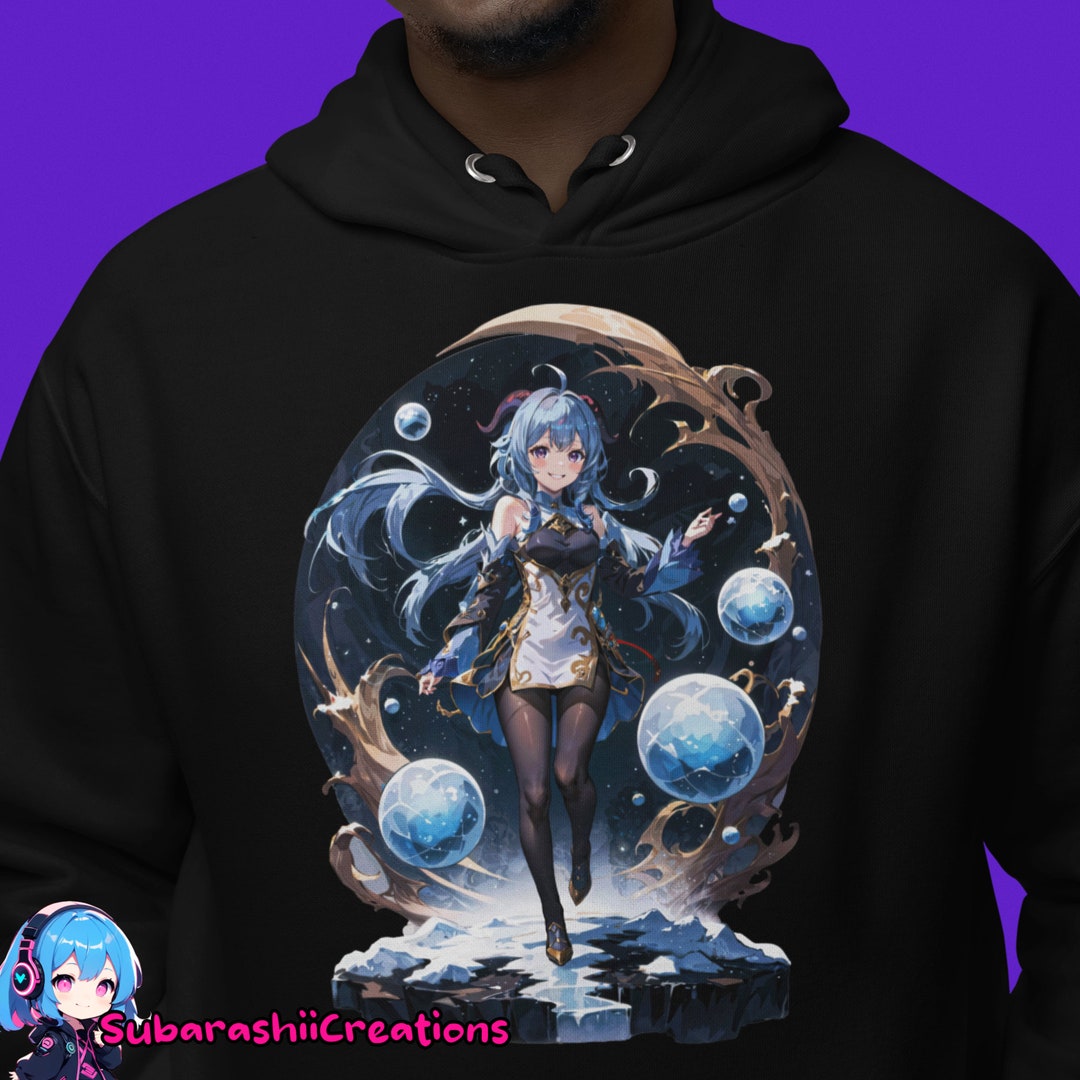 Ganyu Unisex Hoodie, Genshin Impact Pullover, Ganyu Genshin, Genshin ...