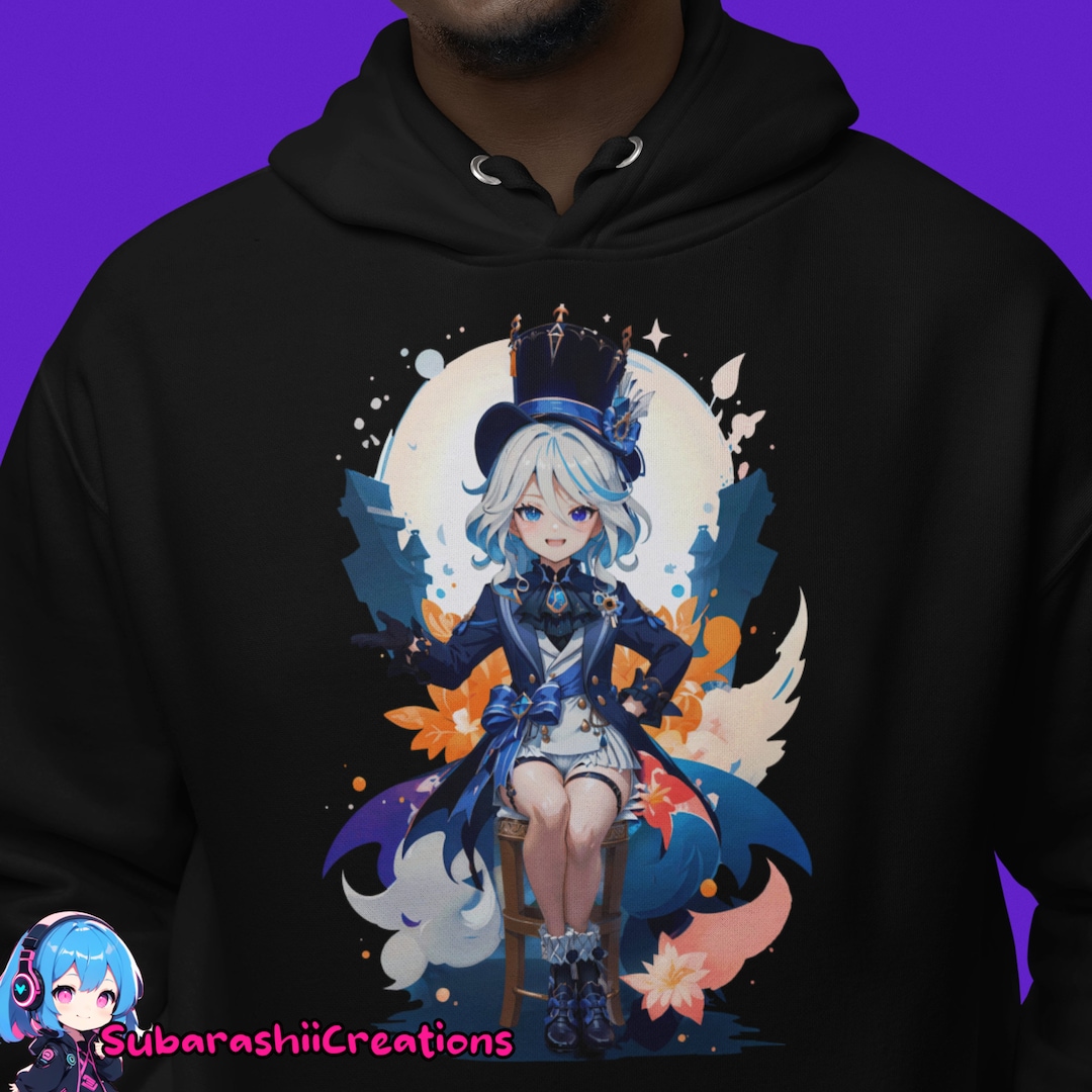 Furina, Genshin Impact Hoodie. Fan Merchandise, Genshin, Archon, Gamer ...
