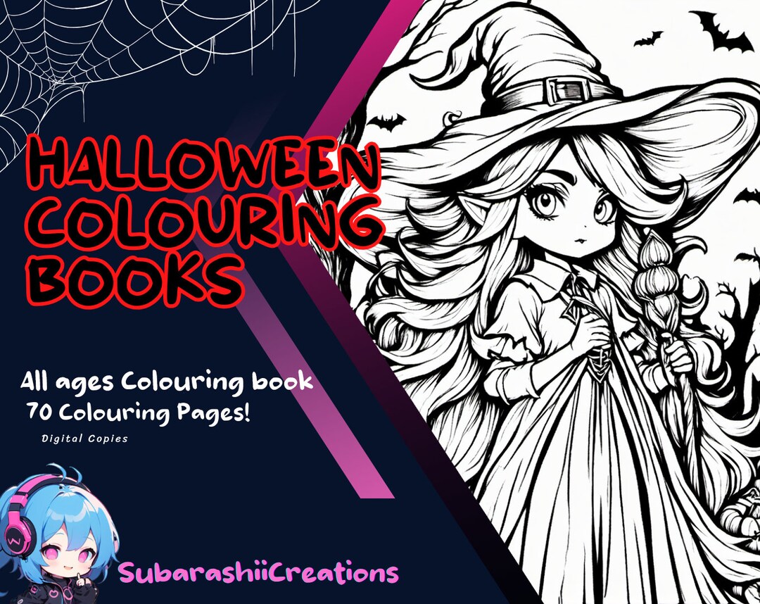 Halloween Colouring for All Ages - 70 Colorung Pages by ...