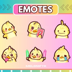 Cute Duck Emotes / Twitch Emotes / Youtube Emotes / Discord Emotes ...