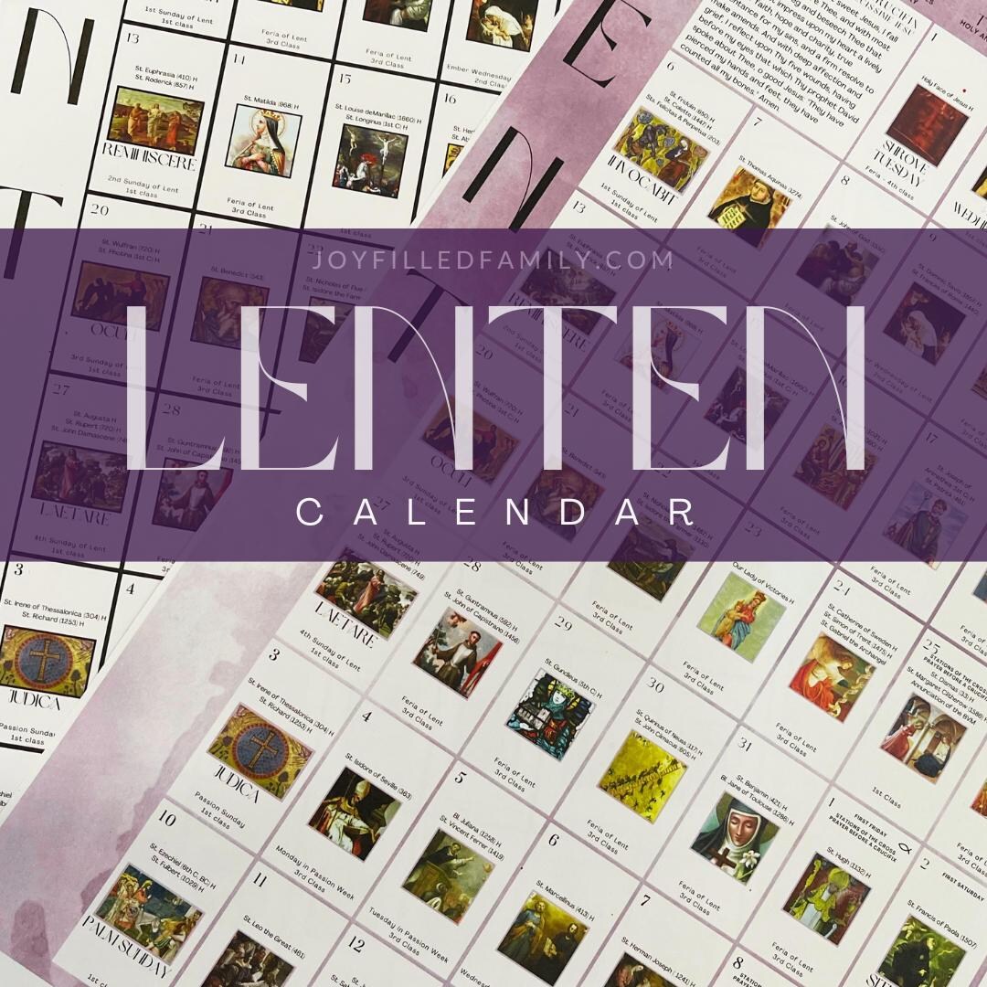2025 Lenten Calendar & Planner - Etsy