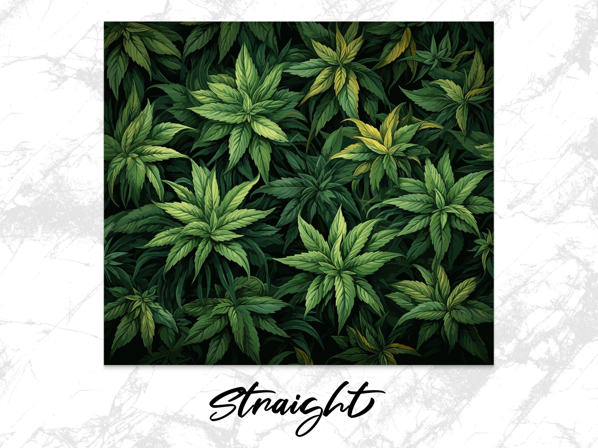 Weed Texture Background 20oz Sublimation Tumbler Designs - Etsy