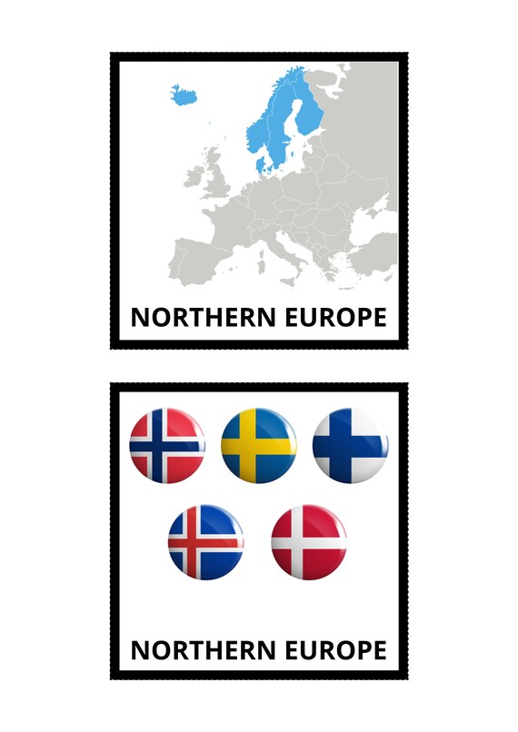 Flags Of Northern European Countries