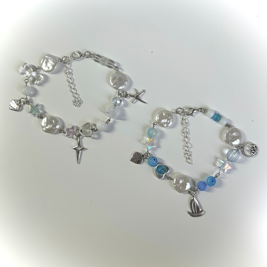 Wave to Earth Charm Bracelets - Etsy