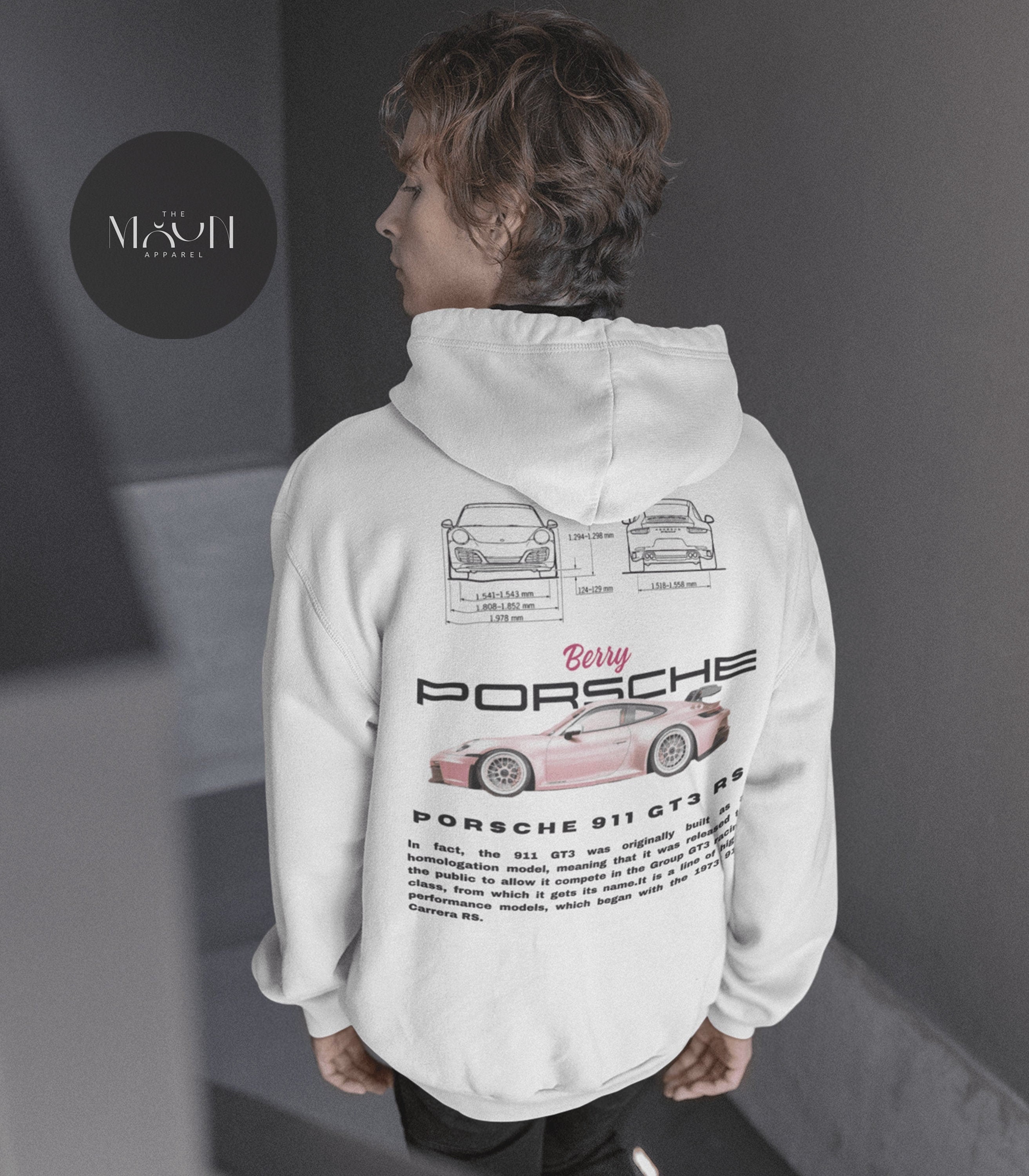 Limited Porsche 911 Hoodie Pink Porsche Hoodie Need Money for Porsche ...