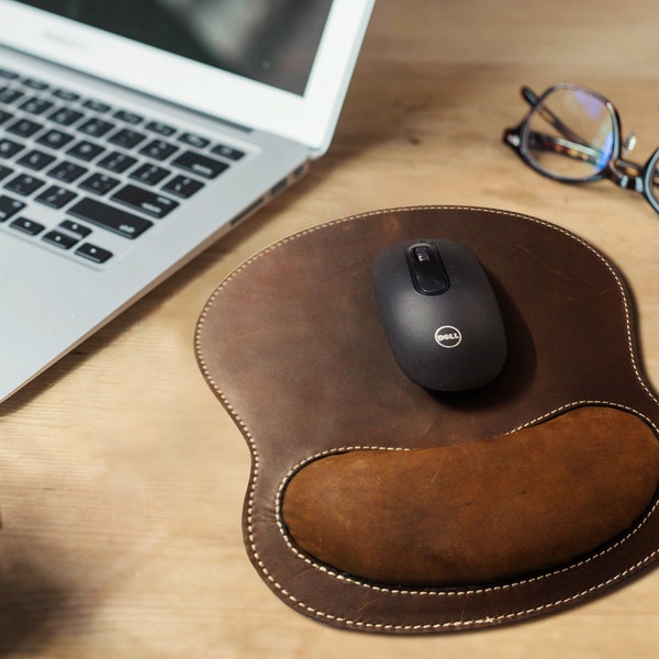 Leather Mouse Pad - Etsy