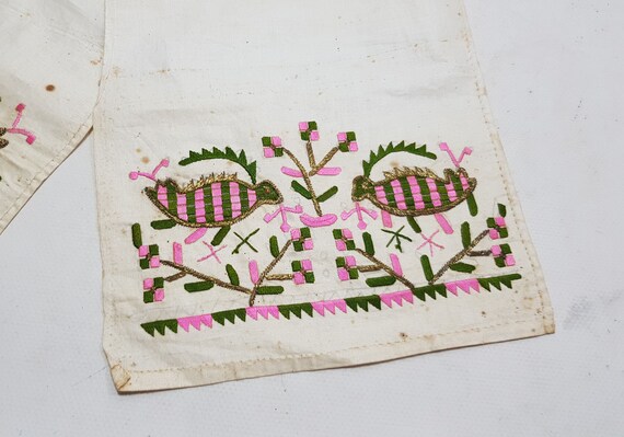 Large Ottoman Era Greek Embroidered Antique Bridal Be… - Gem