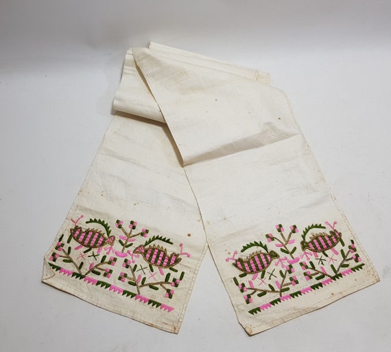 Large Ottoman Era Greek Embroidered Antique Bridal Be… - Gem