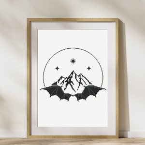 ACOTAR Night Court Cross Stitch Pattern, Fantasy Ramiel Sigil (PDF ...