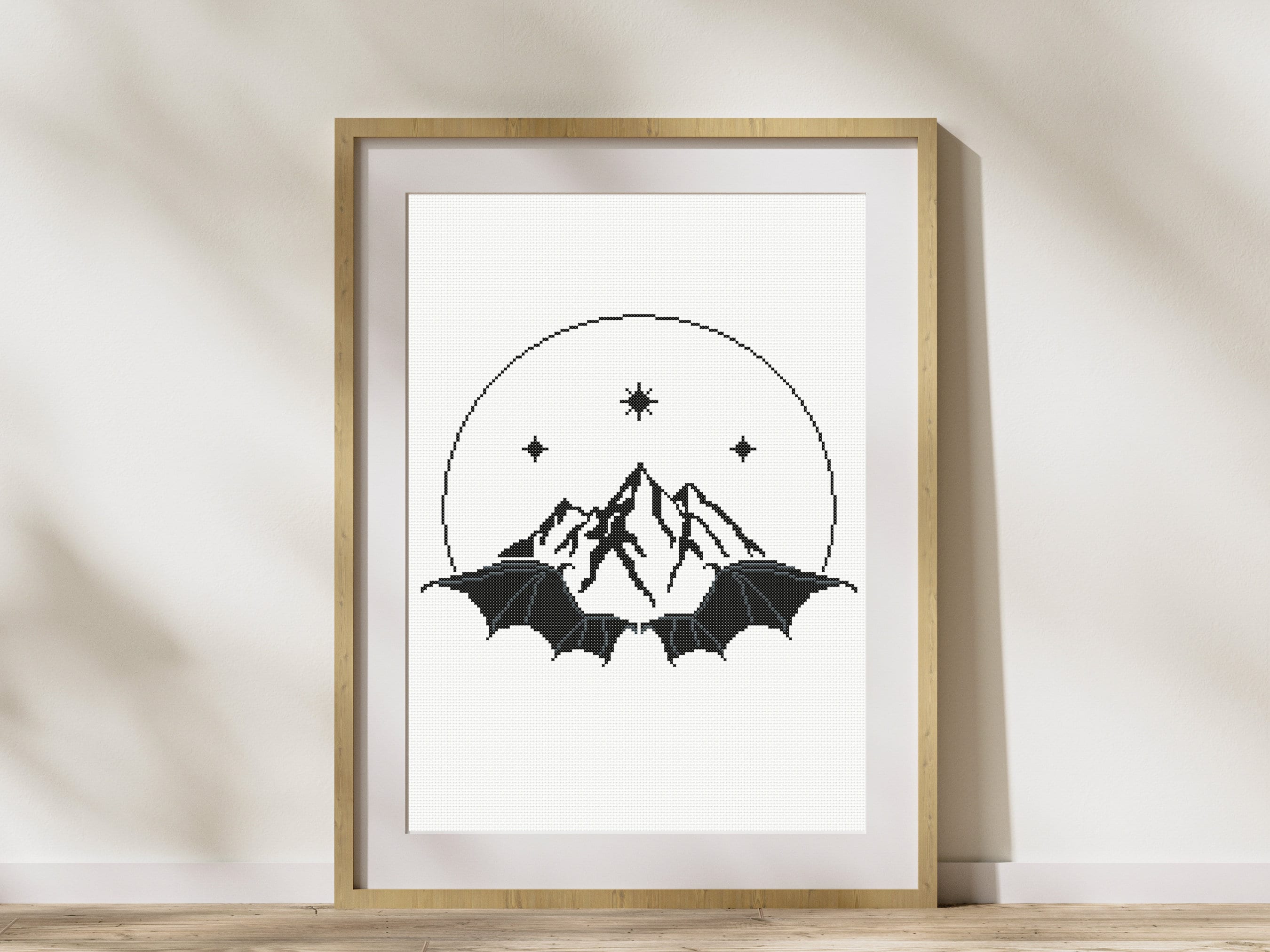 ACOTAR Cross Stitch Pattern PDF Night Court Ramiel Sigil Embroidery ...