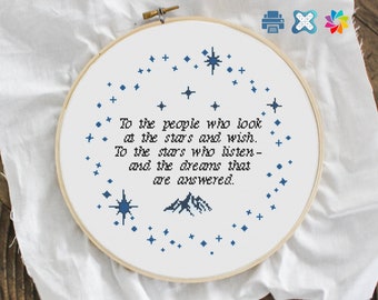 ACOTAR Rhysand Cross Stitch Pattern *PDF* - Etsy