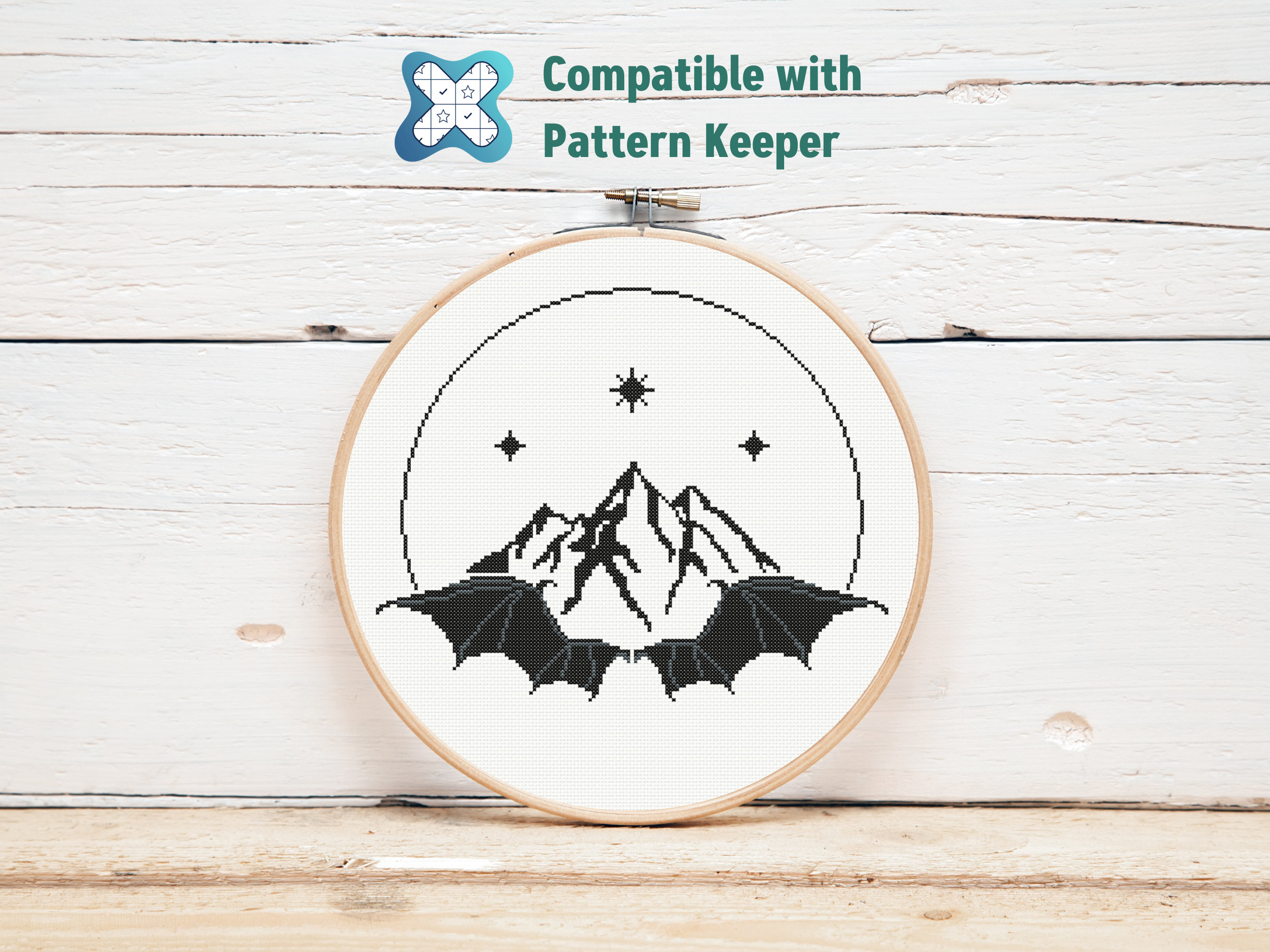 ACOTAR Cross Stitch Pattern PDF Night Court Ramiel Sigil Embroidery ...