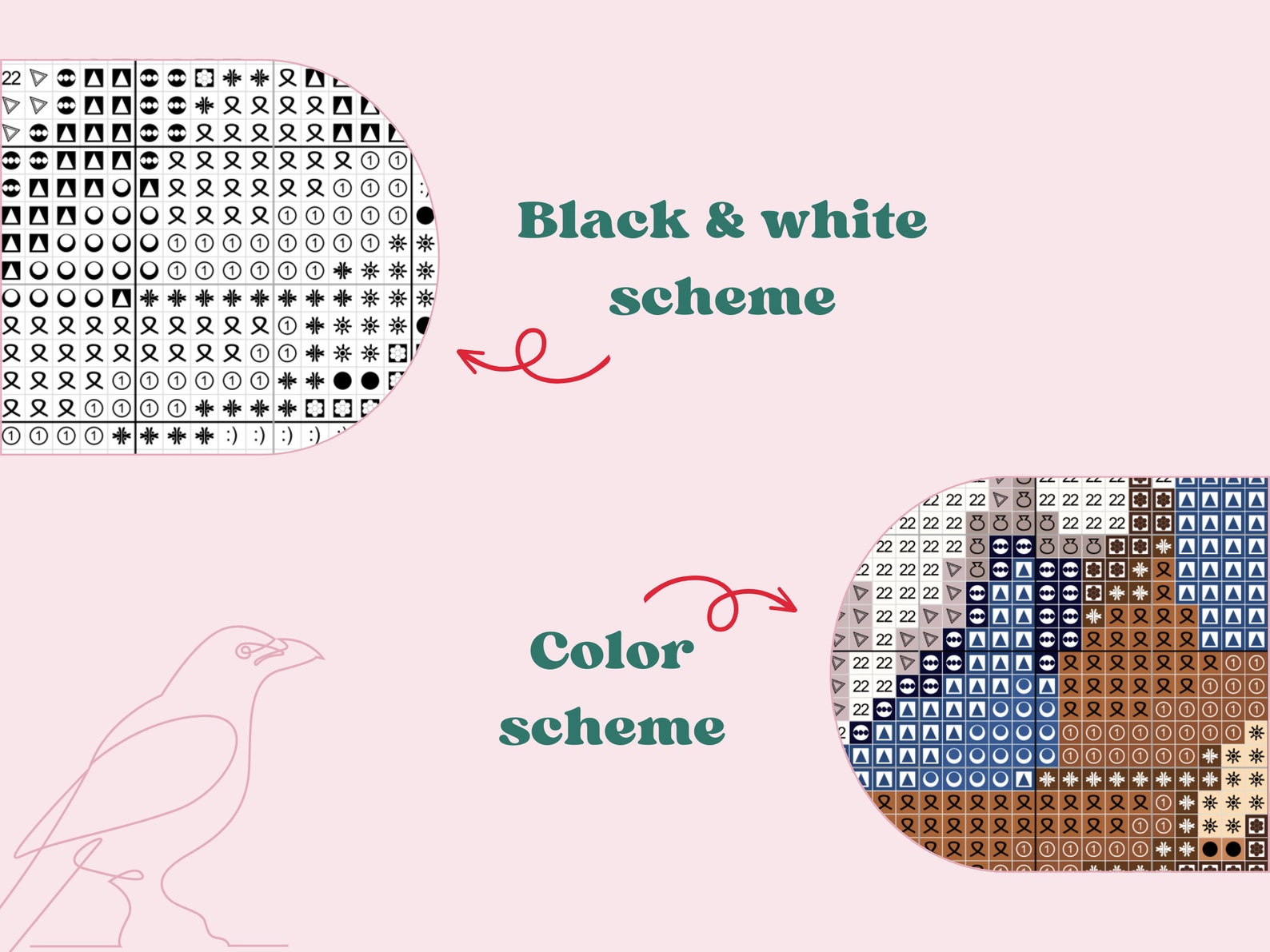 Manacled Fanfiction Cross Stitch Pattern Bookmark Draco and Hermione ...