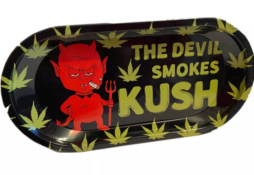 The Devils Brand Mini Rolling Tray. Fantastic Design - Etsy