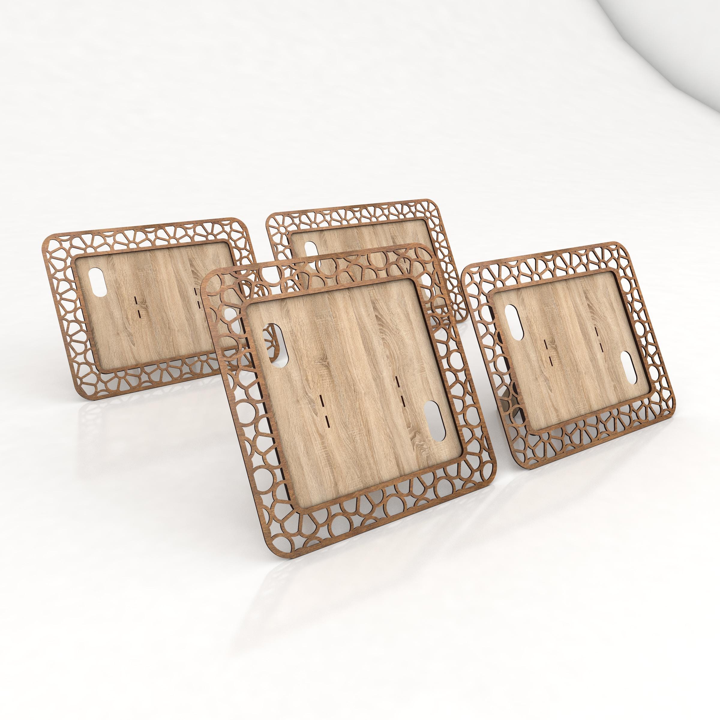 4 Different Sizes Laser Cut Photo Frame Photo Frame Svg File Laser Cut ...